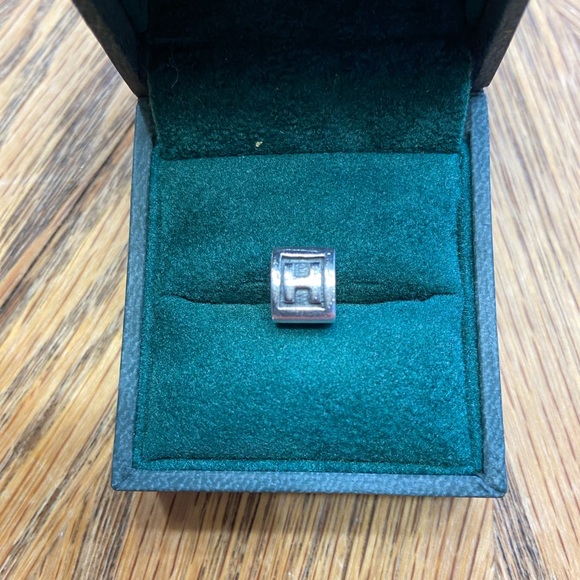 Jewelry | Authentic Pandora Sterling Silver H Charm | Poshmark